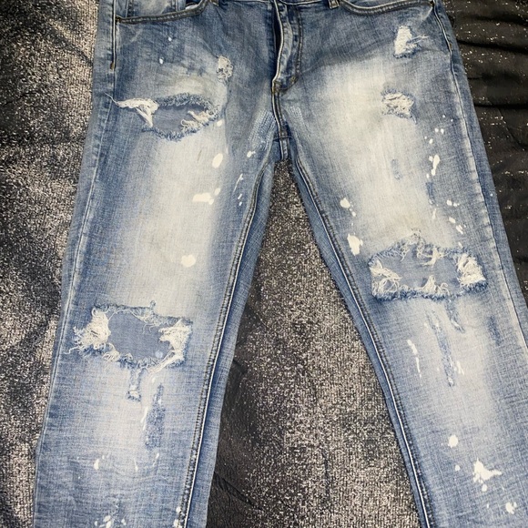Jeans | Distressed Blue Jeans | Poshmark